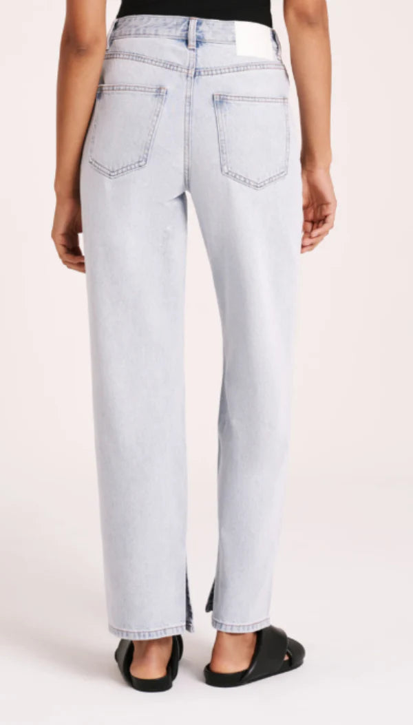 Organic Split Hem Jean - Clear Blue – et seQ fashion